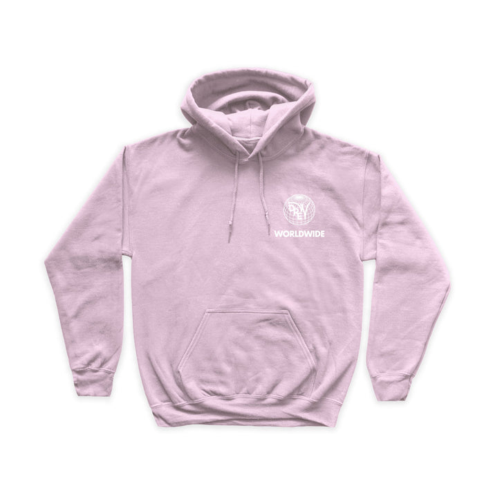 World Wide Hoodie - Light Pink – Drewclothing
